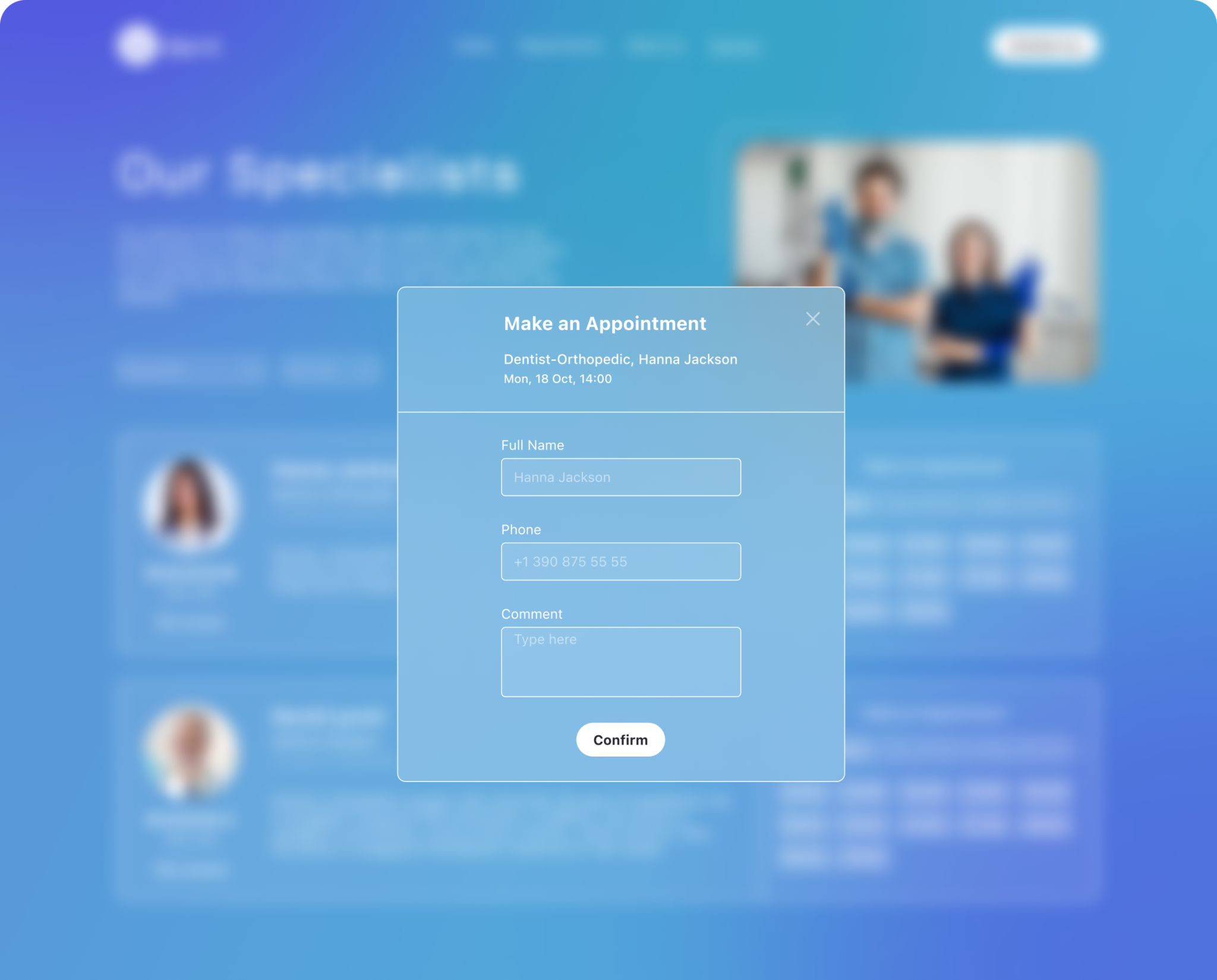 Dental Clinic Web Design